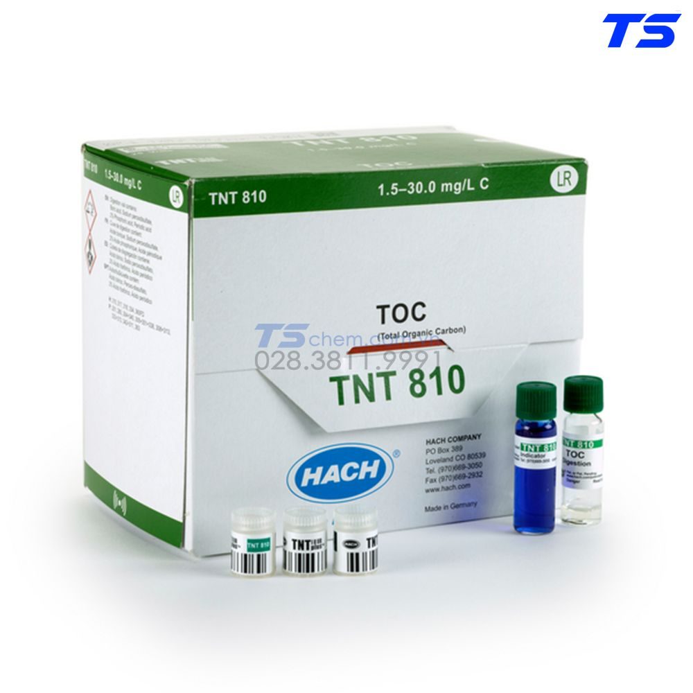 Bán Total Organic Carbon Reagent Set - TNT810 - Hach giá rẻ ở hcm